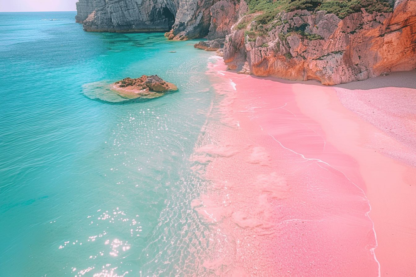 Sable rose France : 3 plages secrètes aux couleurs magiques